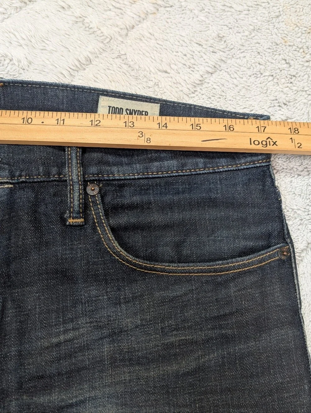 Todd Snyder | Jeans | Todd Snyder Jeans Mens 32x34 Blue Dark Indigo ...